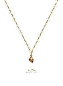 Skull chains, gold military necklace, skull chain, mens skull necklace ...